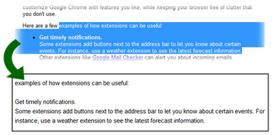 Keyboard shortcut to copy text without the formatting in Chrome